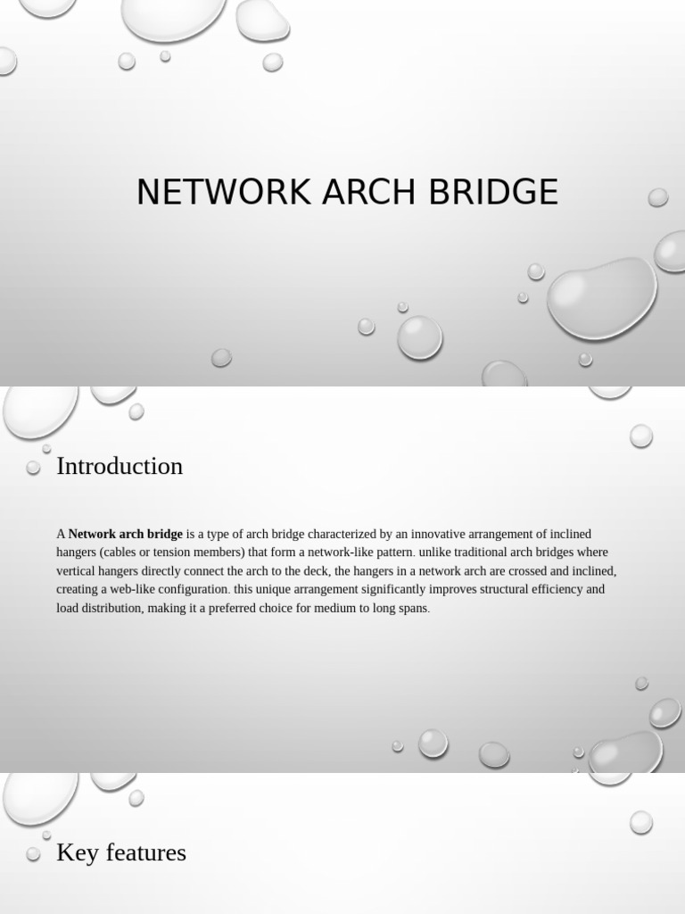 Network Arch Bridge | PDF | Bridge | Concrete