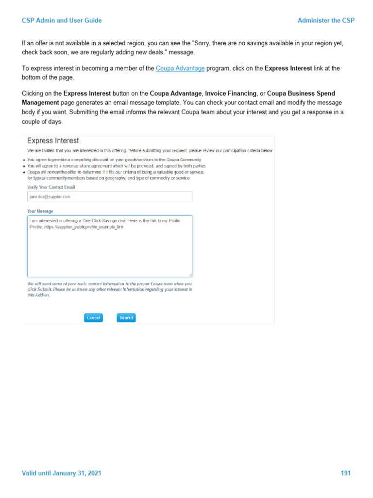 CSP Admin and User Guide-20 | PDF | Login | Password