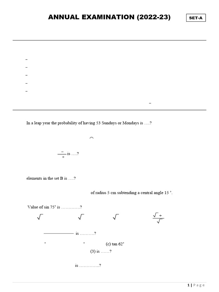 Mathmatics Core Final Main | PDF | Geometry | Analytic Geometry