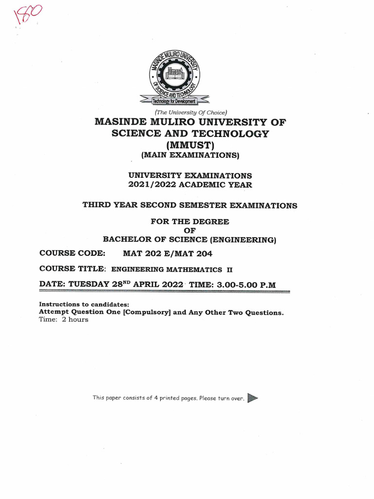 Mat 202 e Mat 204 | PDF