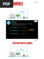 Class 12 Amines - All Reactions | PDF | Amine | Functional Group