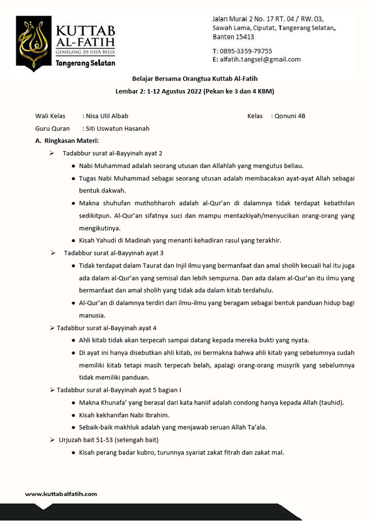 BBO 02 Cut Zidna Ilma Lazuardi | PDF