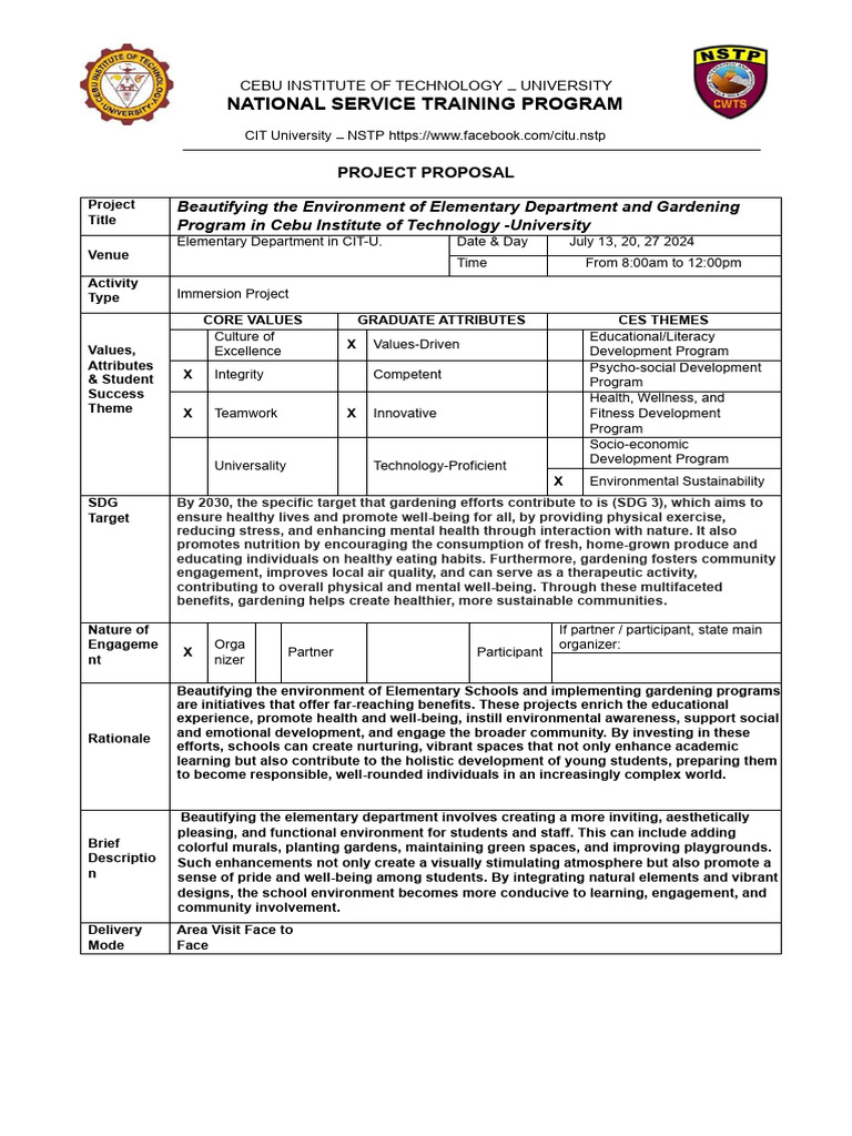 PROJECT PROPOSAL - Group 041 | PDF | Natural Environment