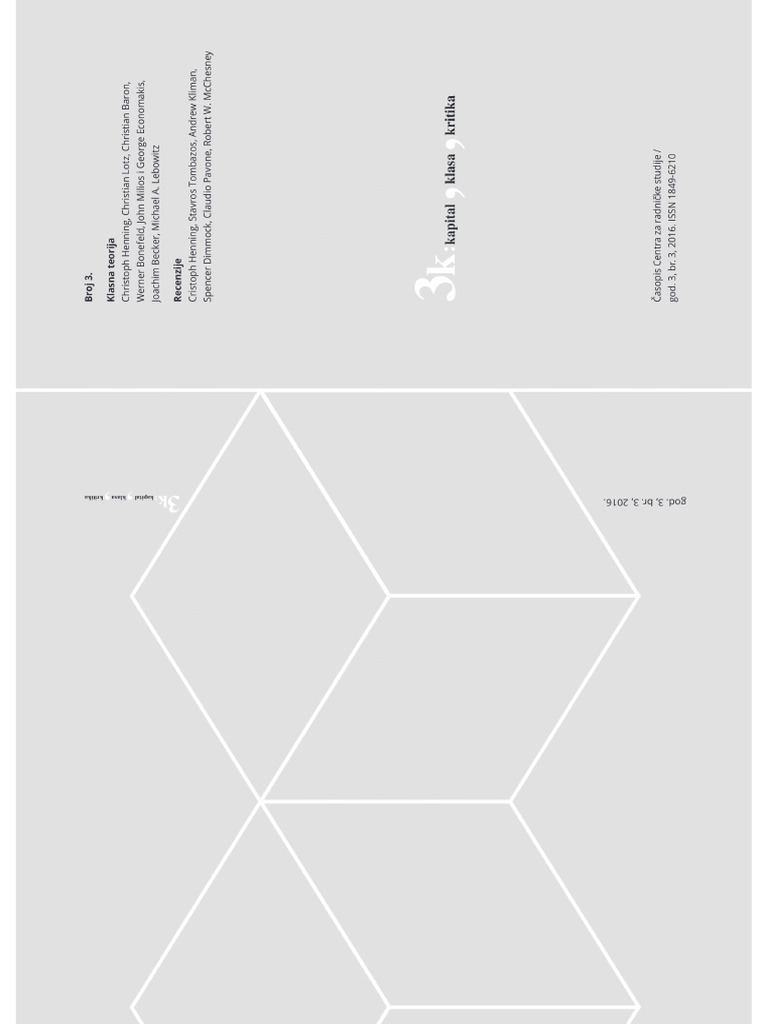 3k Treci Broj Klasna Teorija | PDF