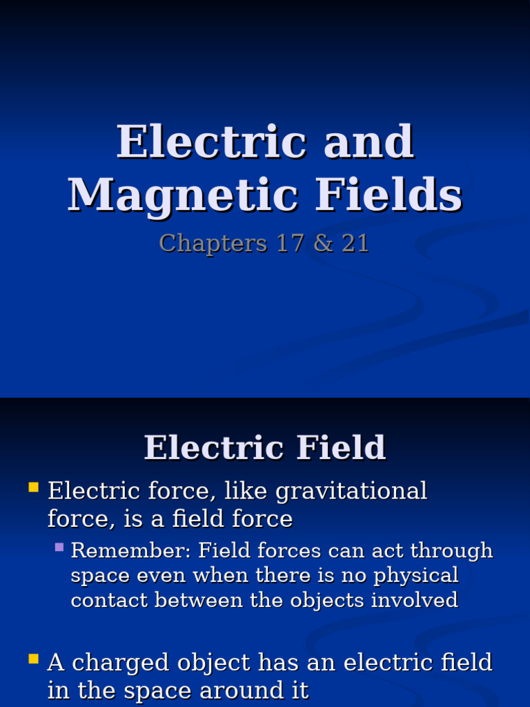UpdatedElectric Magnetic Fields 2 | PDF | Electric Field | Magnetic Field