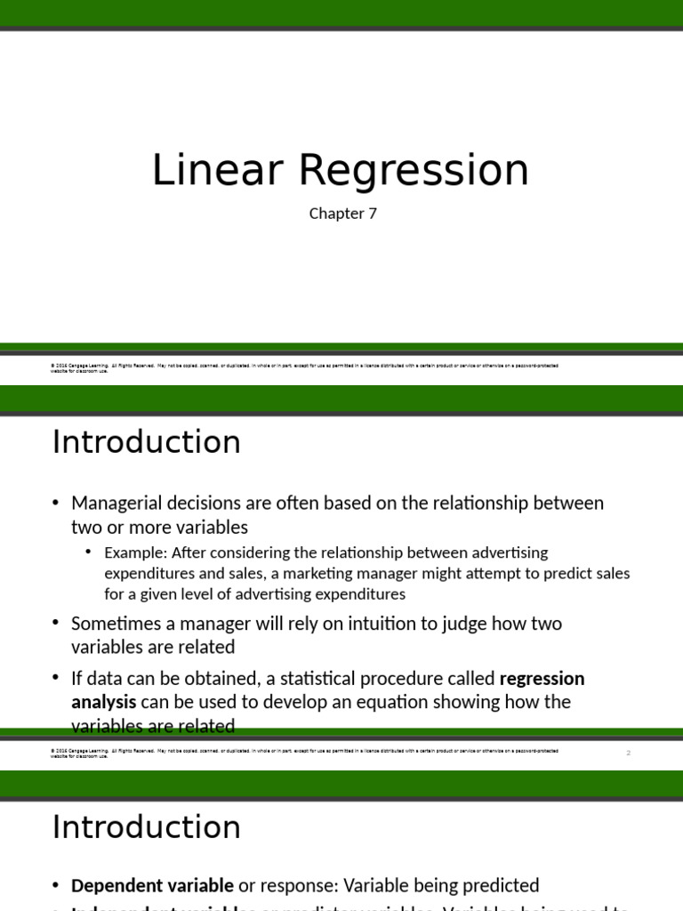 Estimating Regression in Analysis | PDF | Regression Analysis | Linear ...