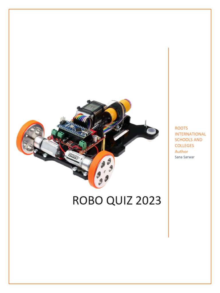Robo quiz | PDF | Gear | Robot