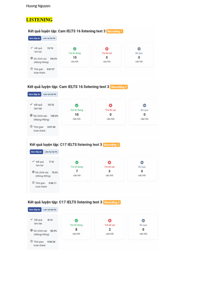 Bai Tap Buoi 19 - Huong Nguyen | PDF