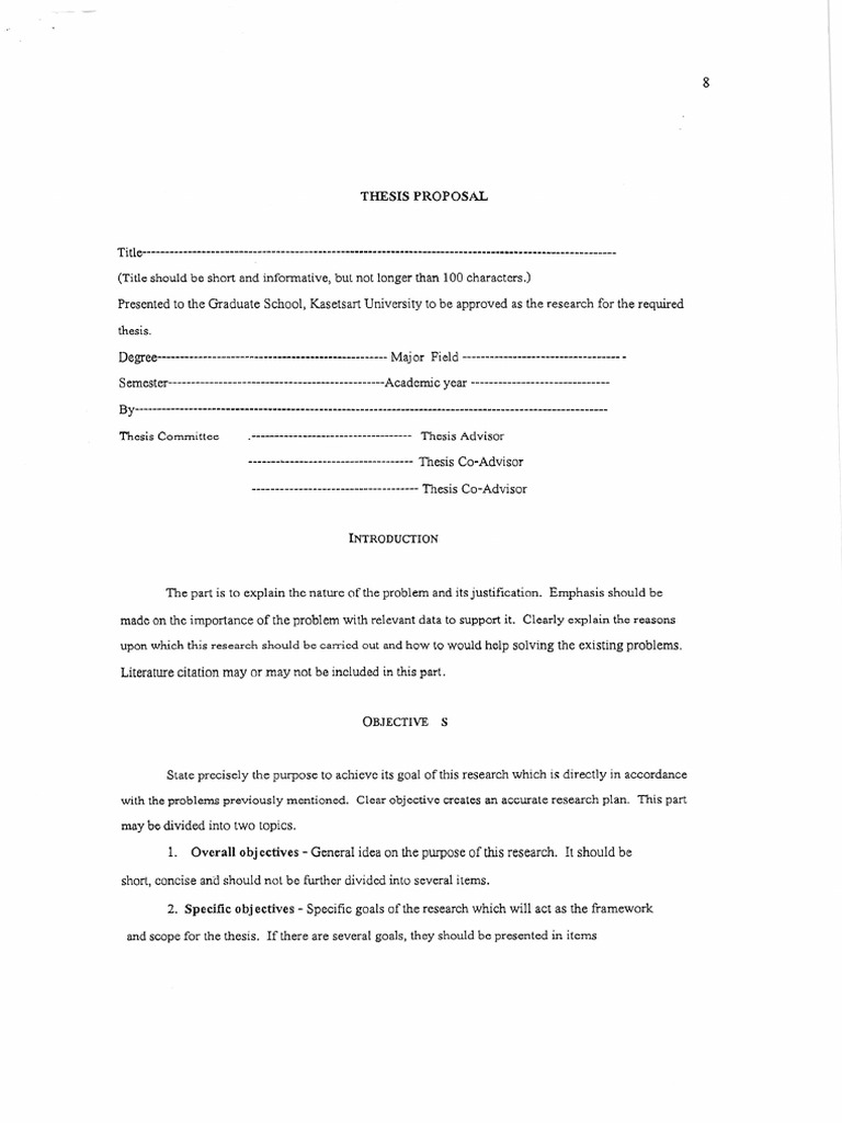 STU Citizen Manual Thesis Proposal | PDF