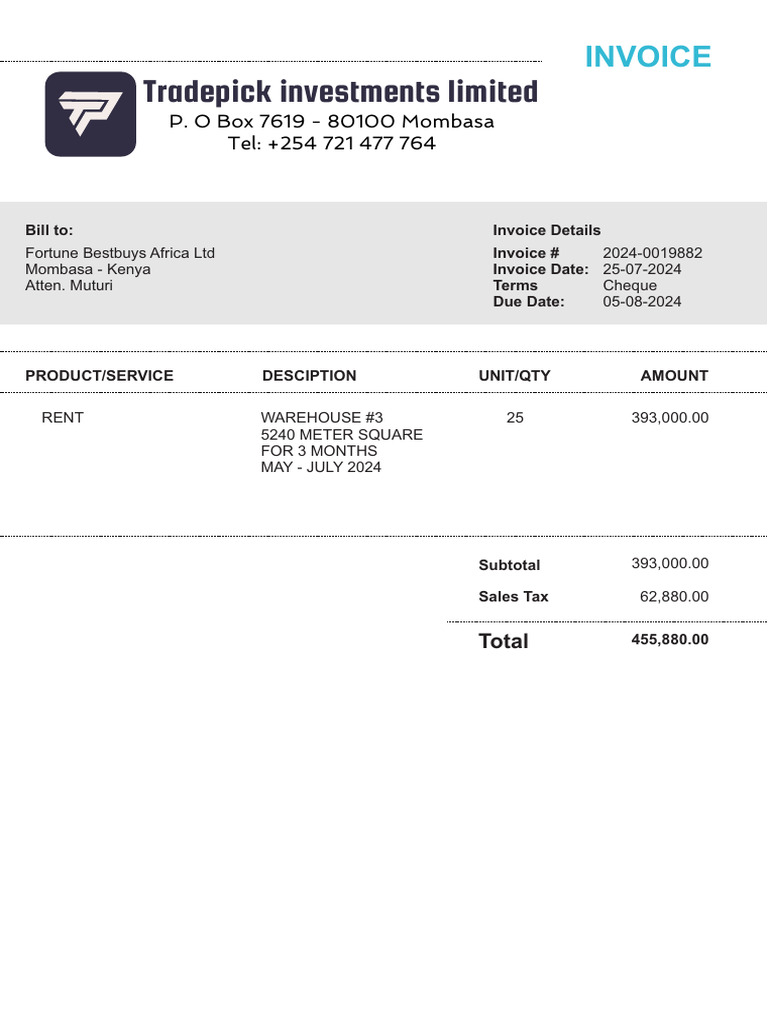 TRADEPRICE INVOICES | PDF | Invoice | Business Documents