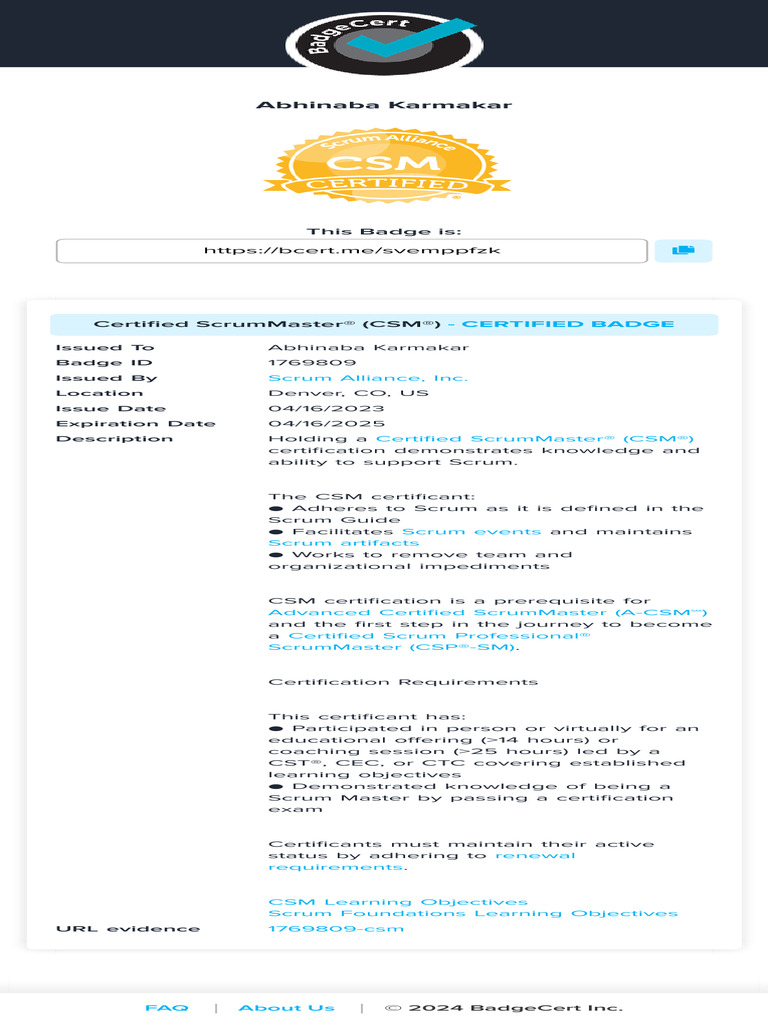 BadgeCert Digitally Recognize and Verify Credent… | PDF