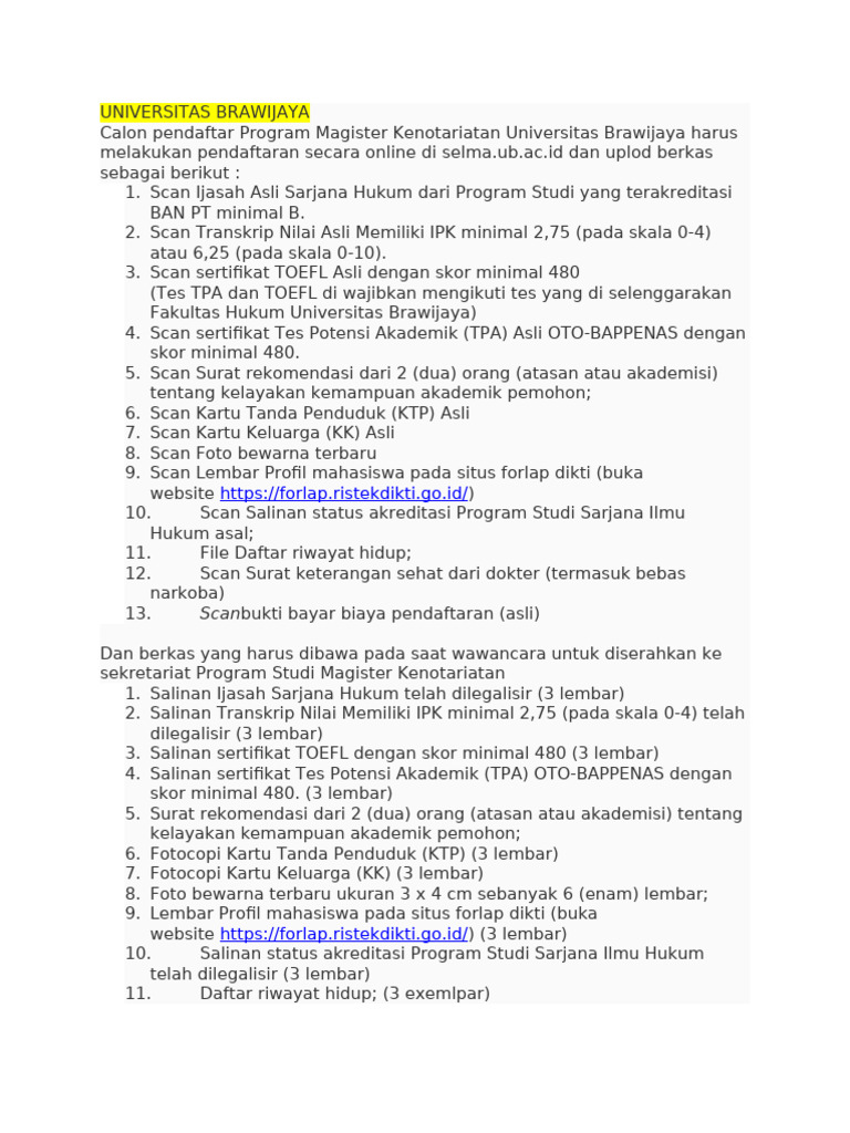 UNIVERSITAS BRAWIJAYA | PDF