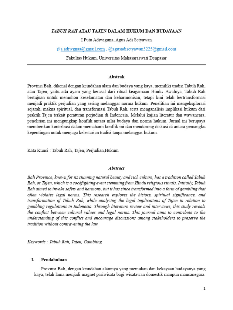 TABUH_RAH_ATAU_TAJEN_DALAM_HUKUM_DAN_BUDAYAAN[1][1] | PDF