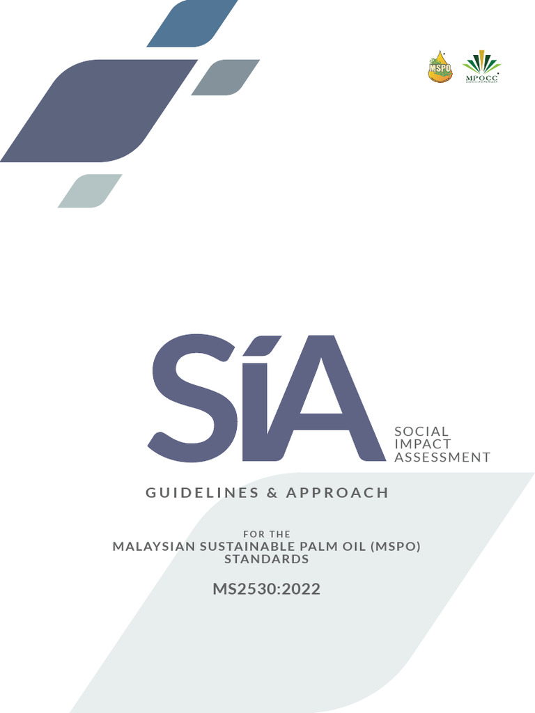 SIA+GUIDELINES+AND+APPROACH+FOR+THE+MSPO+STANDARDS | PDF | Palm Oil