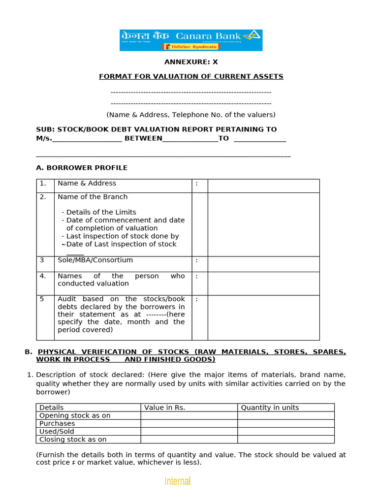 ANNEXURE | PDF | Valuation (Finance) | Stocks