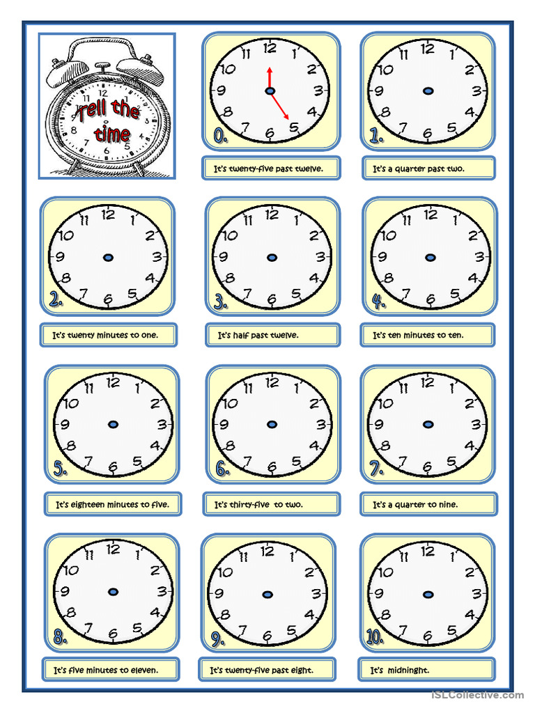 Telling The Time | PDF