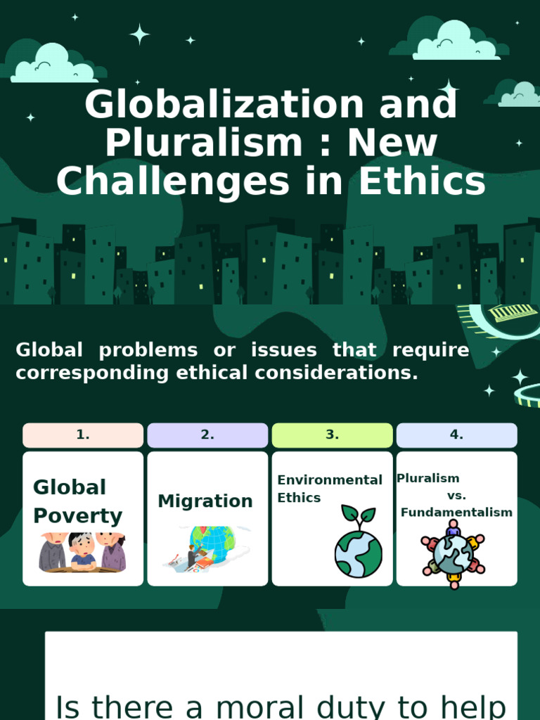 ethics | PDF | Pluralism (Political Philosophy) | Sustainability