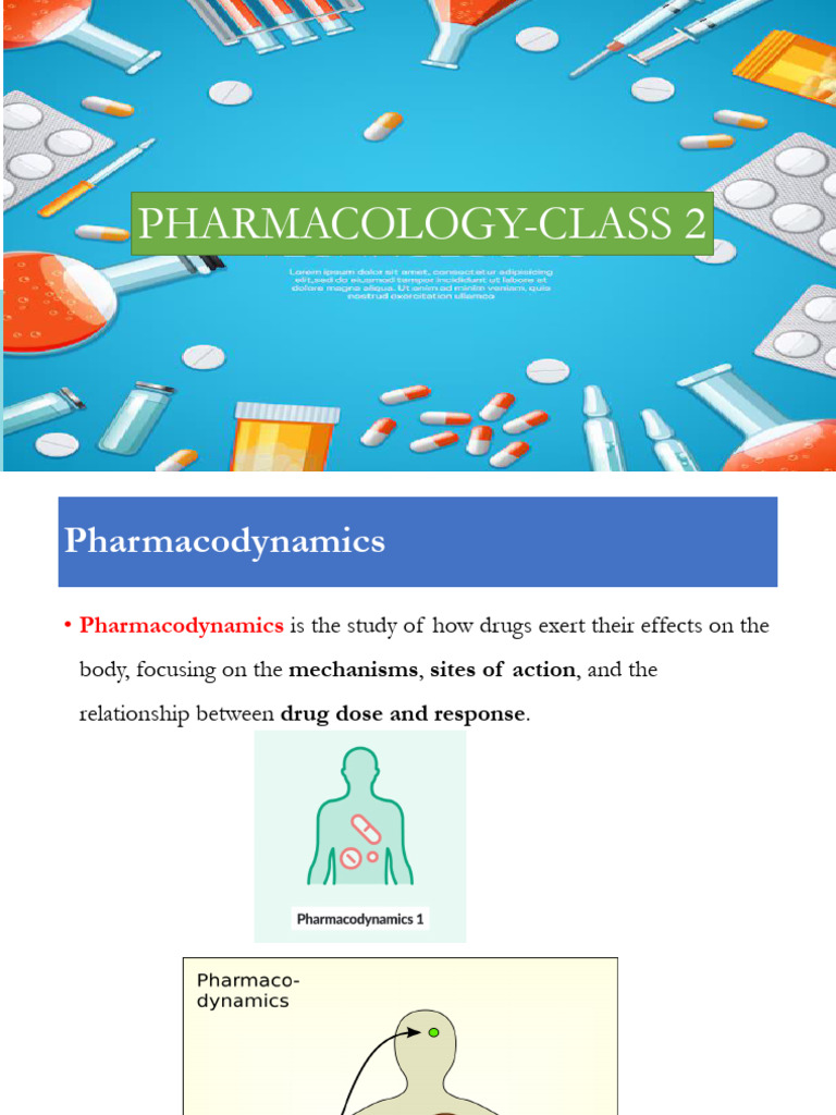 Pharmacology Class 2 | PDF | Receptor Antagonist | Opioid