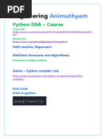 DSA Engineering Animuthyam 1 | PDF
