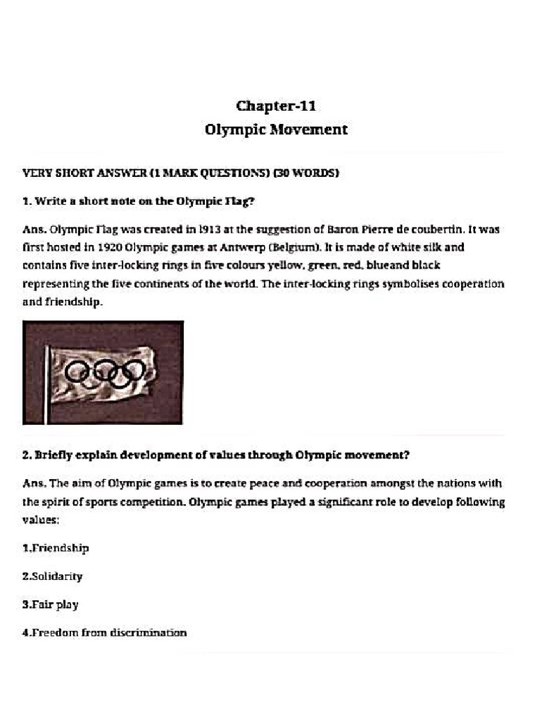 Unit - 2 Olympics | PDF