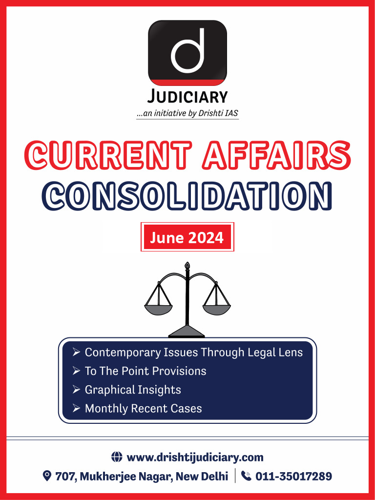 Judiciary Exam Current Affairs | PDF | Equal Opportunity | Justice