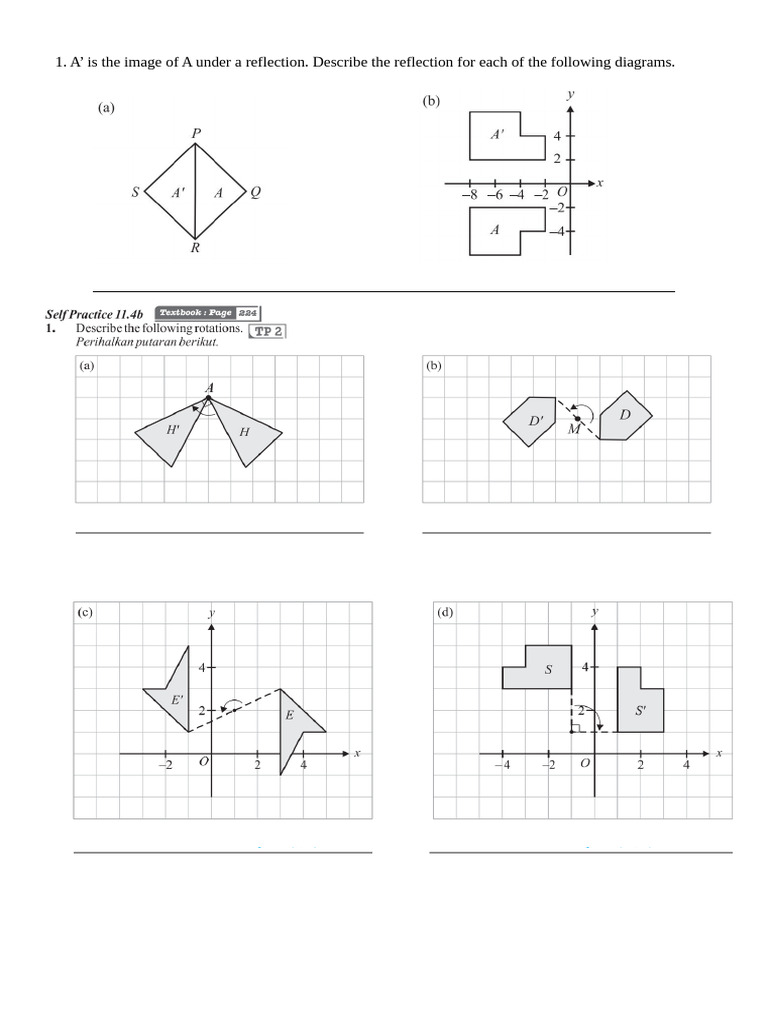 Reflection Descriptions for Diagrams | PDF