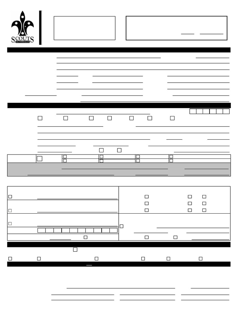 Activity Notification Form for Scouts | PDF | Clinical Medicine ...