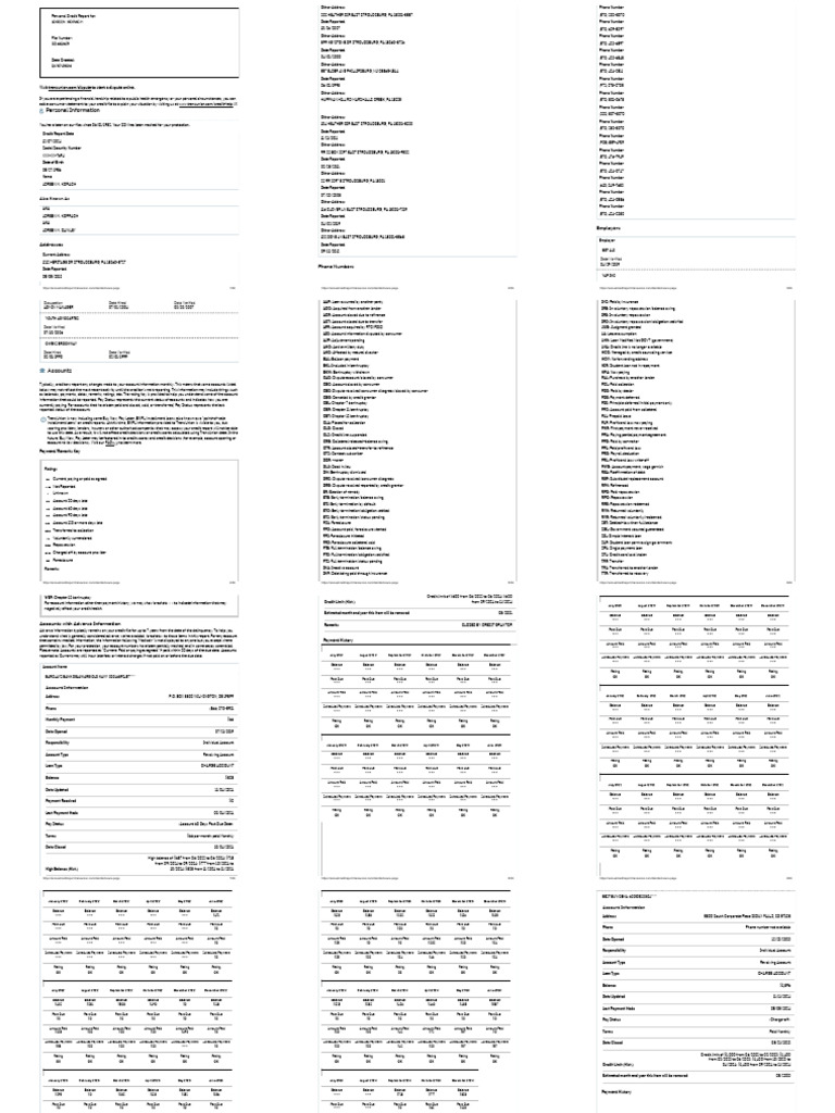 19 - Loreen Kopach - TransUnion Credit Report | PDF | Finance & Money ...