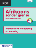 Afrikaans Sonder Grense Eerste Addisionele Taal Graad 7 Leesbo | PDF