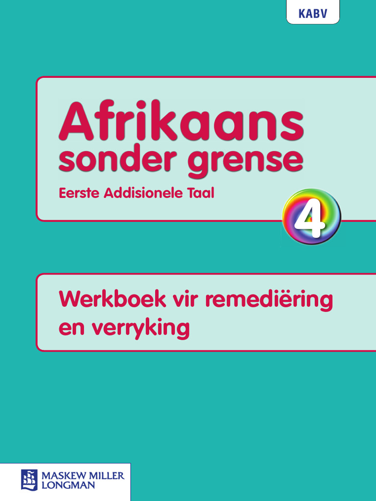Afrikaans-Sonder-Grense EAT Grade-4 Workbook | PDF