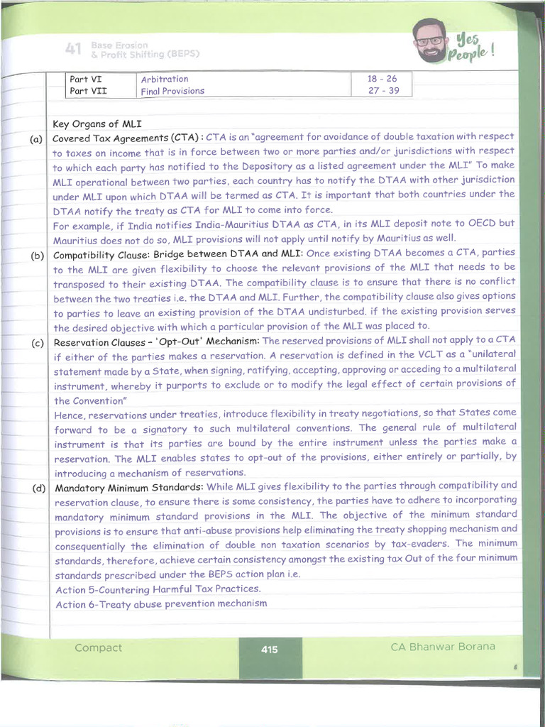BB Sir - Compact Nov 24 (CAF) - 441 | PDF | Tax Treaty | Taxes