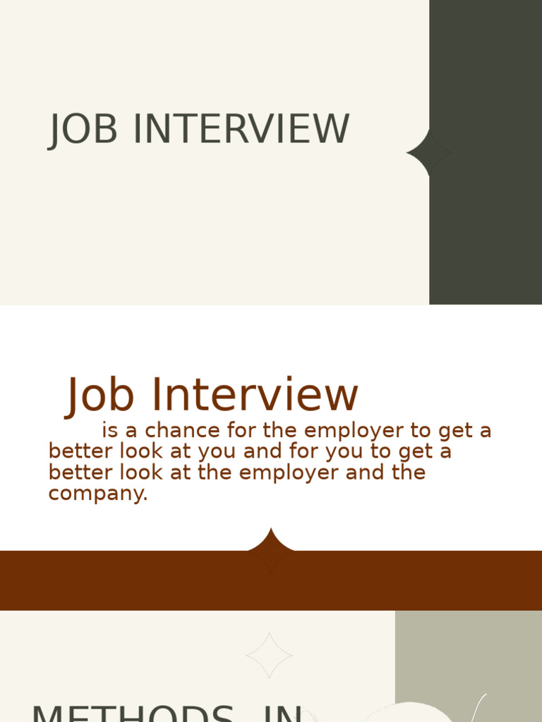 Job Interview | PDF | Job Interview | Interview