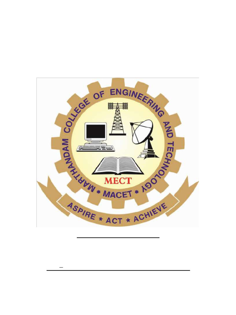 Mechatronics Laboratory Manual 2020-21 | PDF | Capacitance | Medical ...
