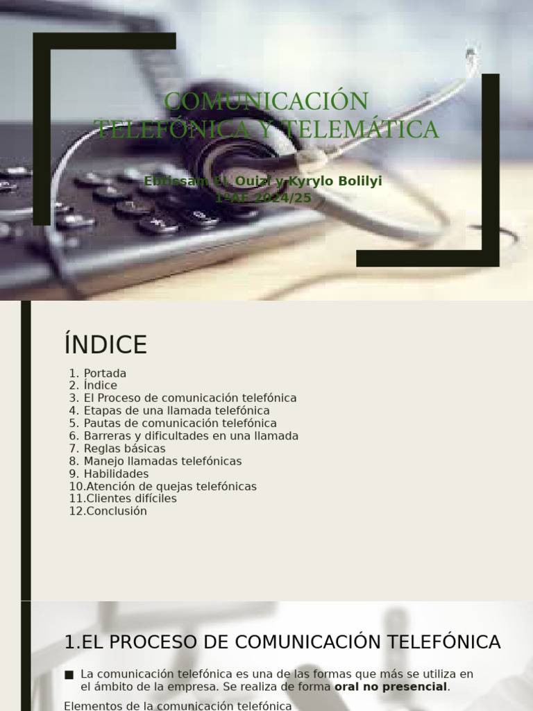 Comunicación Telefónica y Telemática Tema 3 | PDF | Comunicación