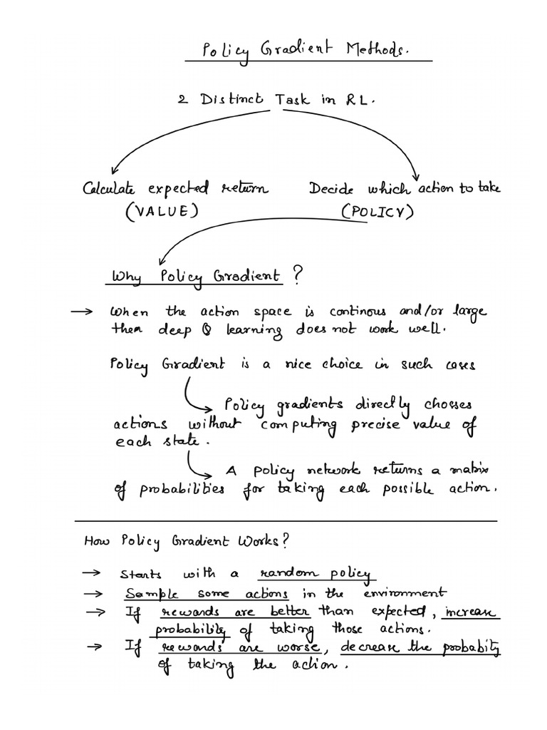 Policy Gradient Methods. | PDF