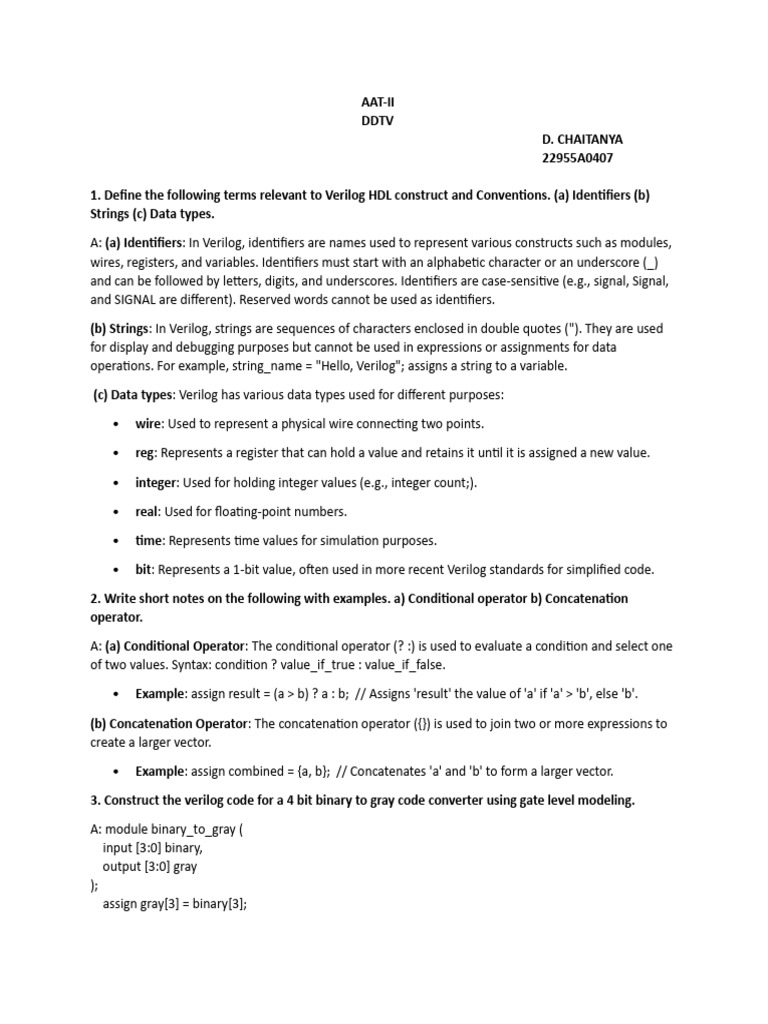 DDTV (1) | PDF | Logic Gate | String (Computer Science)
