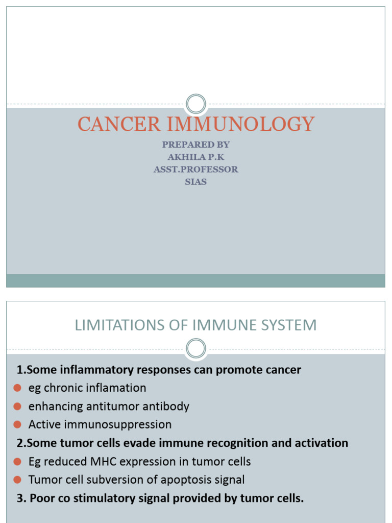 Cancer Immunotherapy'' | PDF