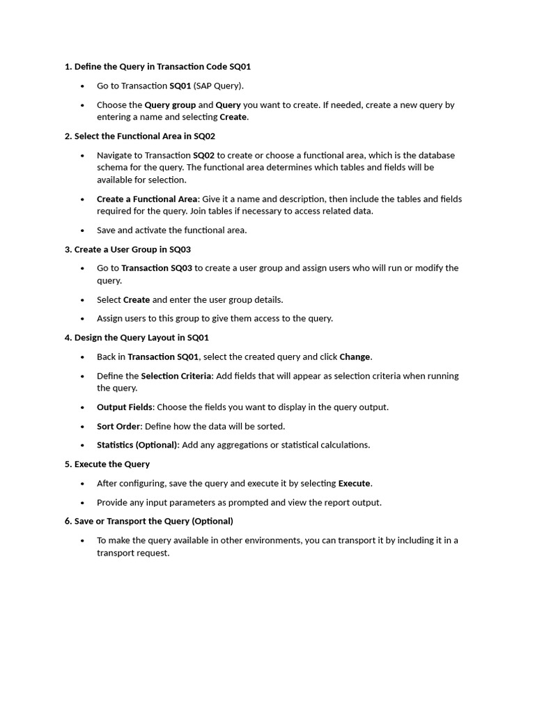 Abap Imp Points | PDF