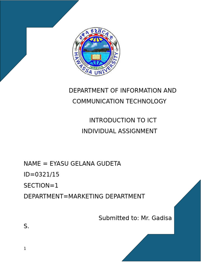 Eyasu Gelana section 1 | PDF | Communication | Human Communication