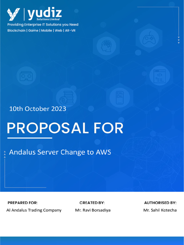 Proposal for Andalus Server Change to AWS (1) | PDF | Computer ...