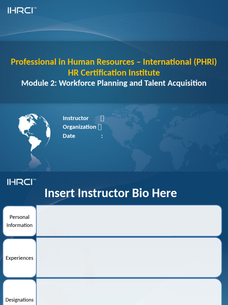PHRi_M2_PPT_2024 | PDF | Recruitment | Human Resource Management
