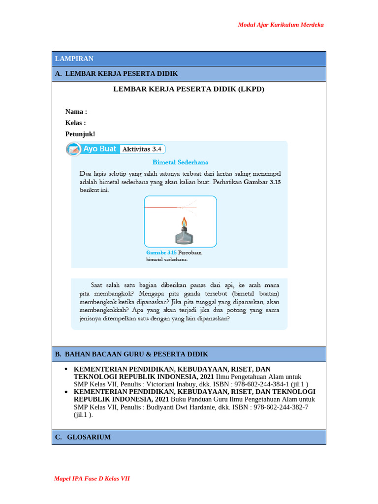 Modul Ajar BAB III | PDF