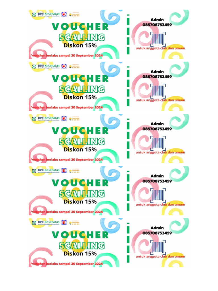 Voucher Scaling Dan Protesa | PDF