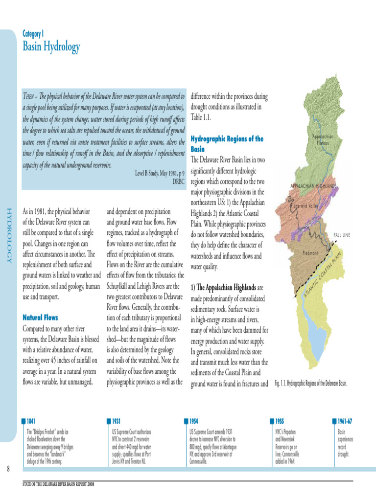 10. Basin Hydrology Author State Of The Delaware | PDF | Drainage Basin ...