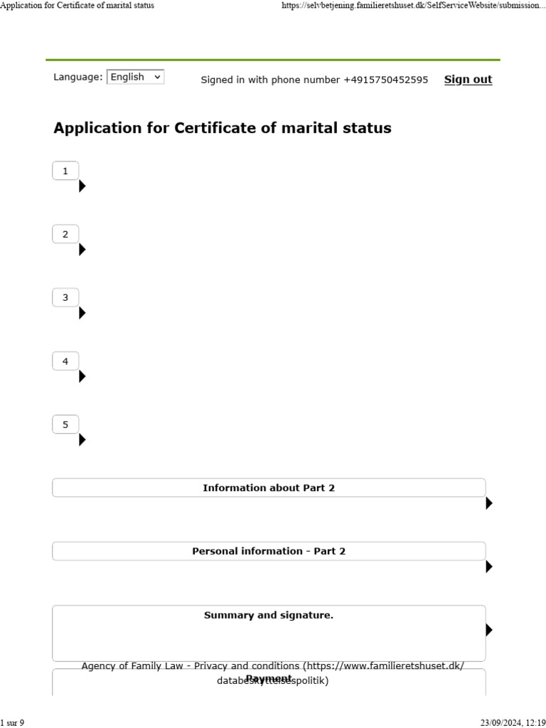 Application for Marital Status Certificate | PDF | Identity Document ...