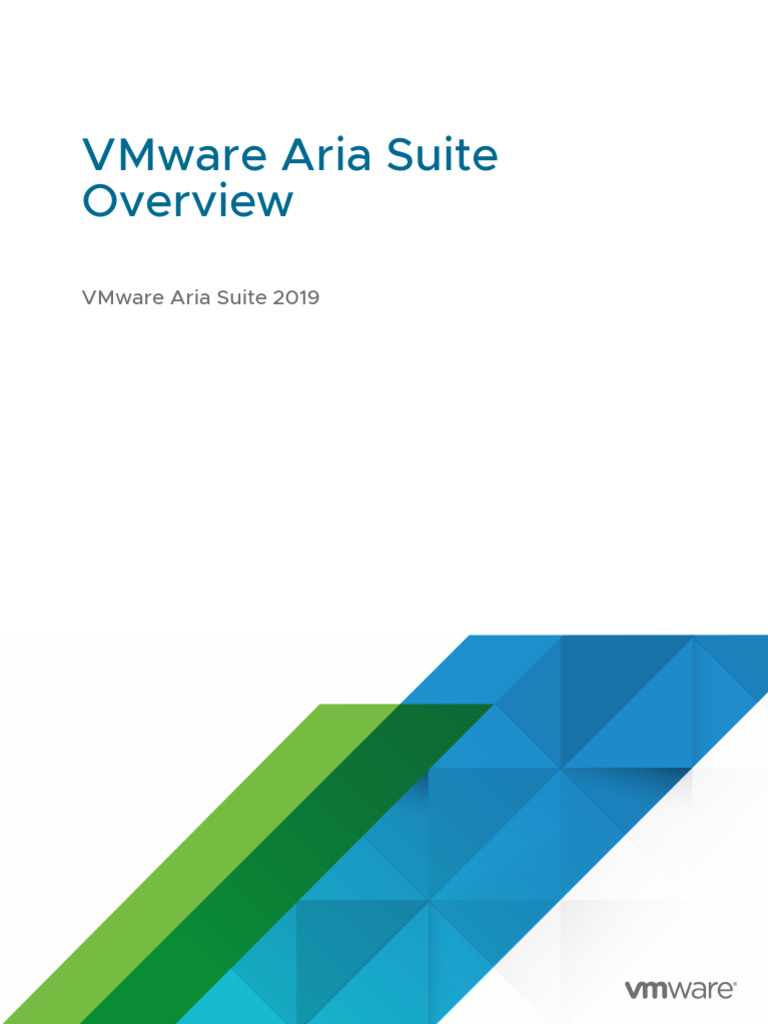 Getting Started VMware Aria Suite | PDF | Cloud Computing | Virtualization