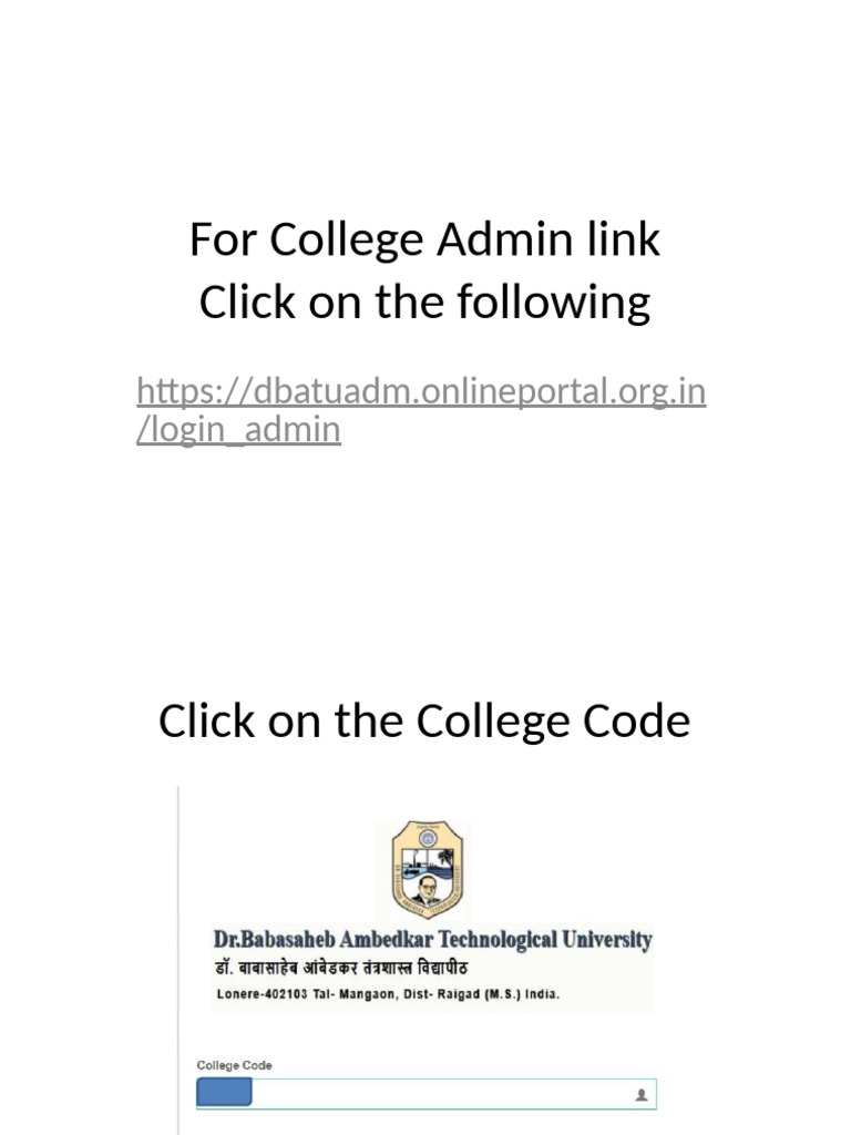 College Admin Dashboard Guide | PDF