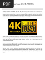 Ukuran dan Resolusi Layar HP | PDF