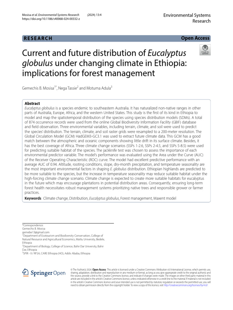 BAHIRZAF | PDF | Receiver Operating Characteristic | Eucalyptus