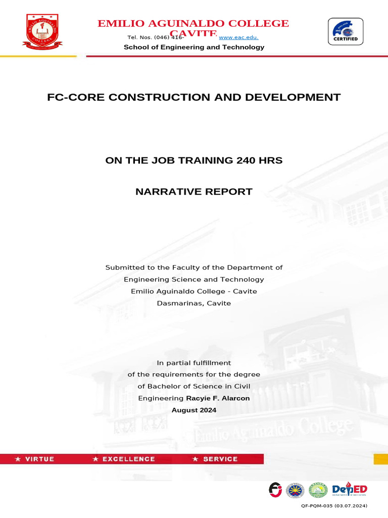 FINAL-NARRATIVE-REPORT-NI-RAKI | PDF | Concrete | Roof